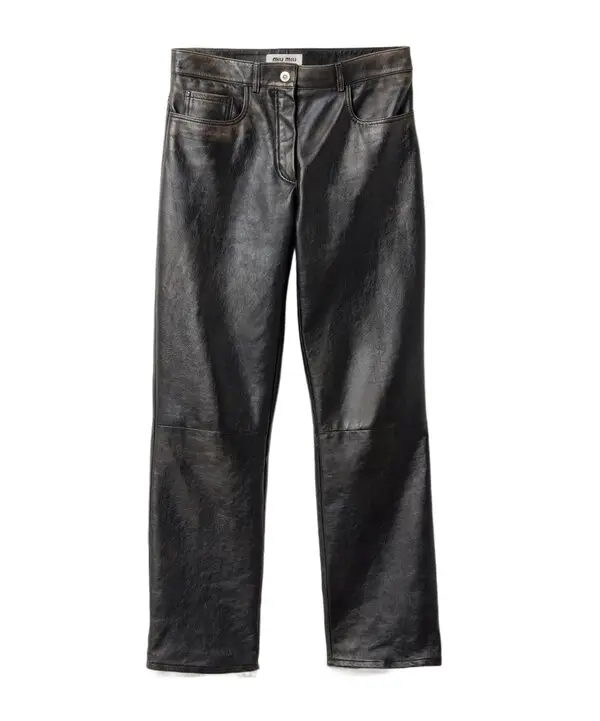 Miu Miu Nappa Leather Pants