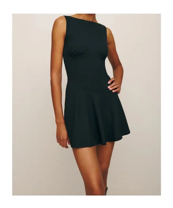 REFORMATION Mayve Organic-cotton Mini Dress