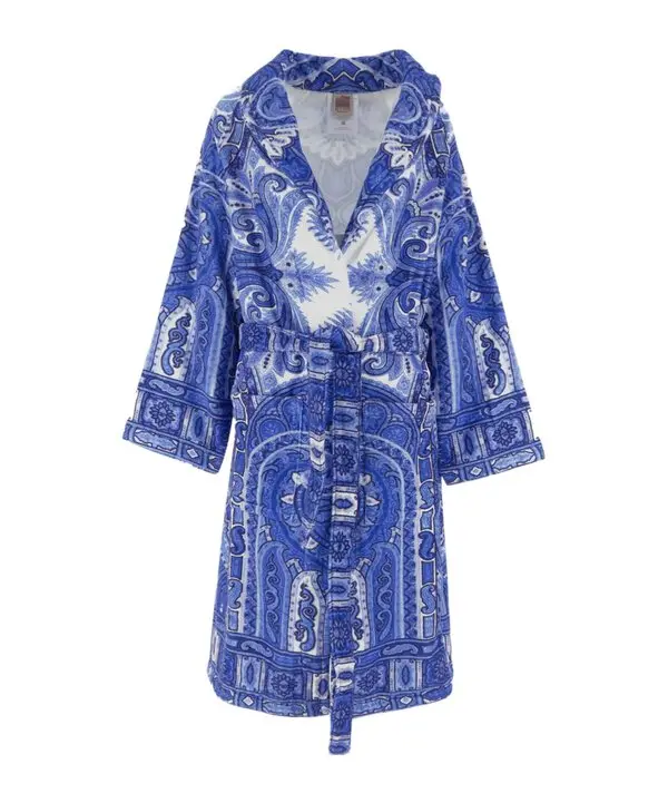 Etro Paisley Print Bathrobe