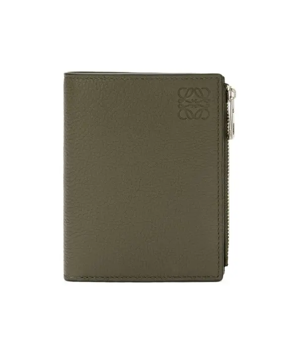 Loewe Slim Compact Wallet In Soft Grained Calfskin