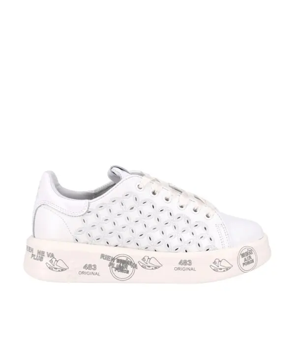 Premiata Logo Low-top Casual Shoes