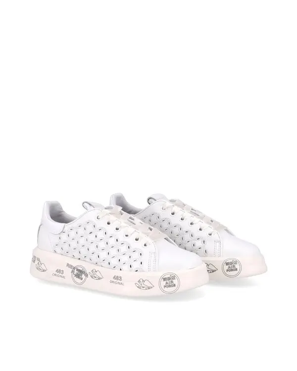 Premiata Logo Low-top Casual Shoes