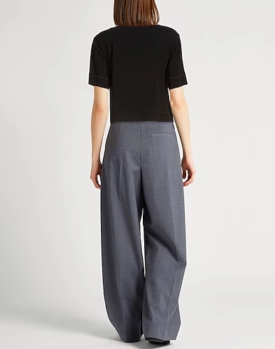 Max Mara Solid Knit Short-sleeve Top