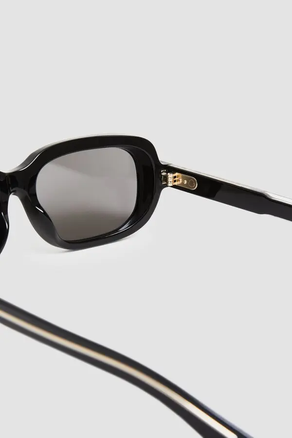 Moncler Suntrap Rectangular Sunglasses