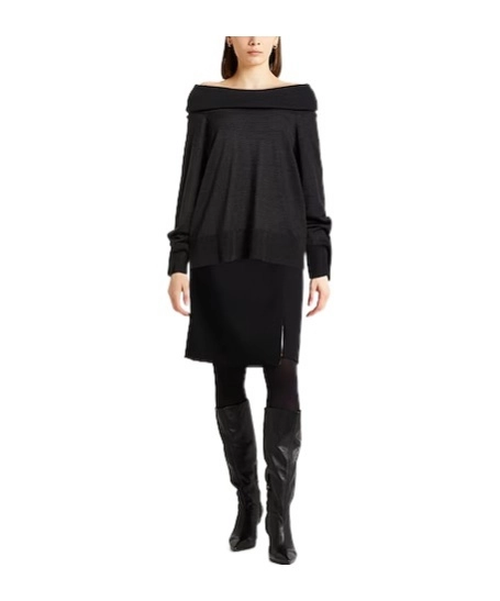 Max Mara Solid Lightweight Wool Knit Top