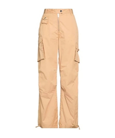 GANNI Minimalist Solid Color Cargo Pants