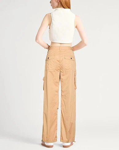 GANNI Minimalist Solid Color Cargo Pants