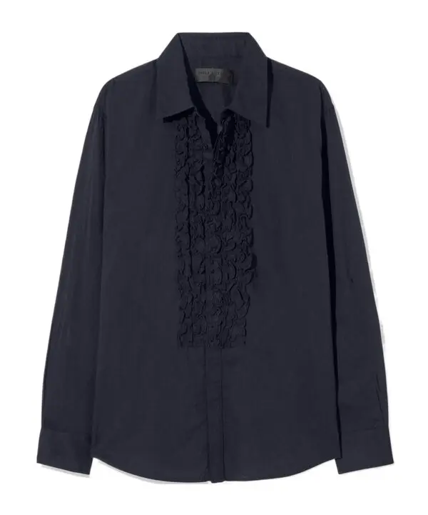 NILI LOTAN Nathael Ruffled Shirt