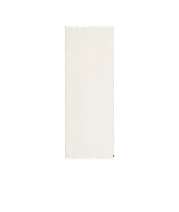 Loewe Scarf In Cashmere - White