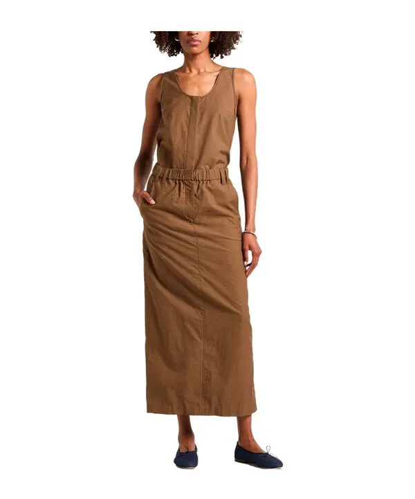 Brunello Cucinelli Solid-color Sleeveless Slim-fit Dress