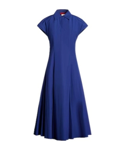 MAXCO. Solid-color Shirt Dress