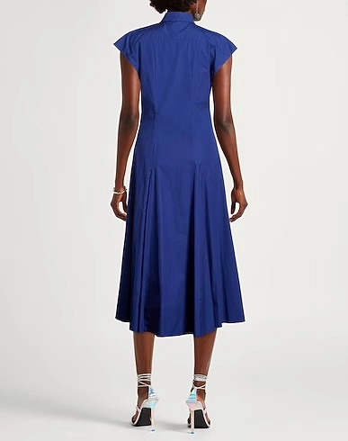 MAXCO. Solid-color Shirt Dress