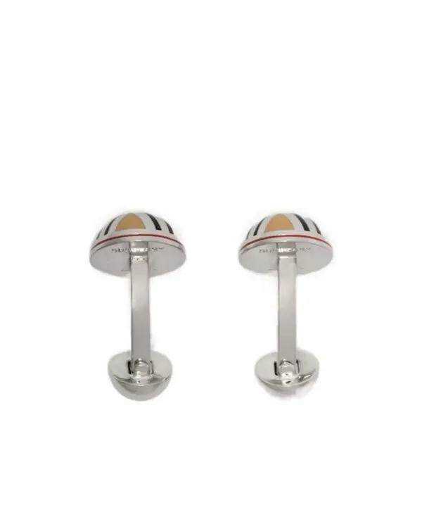 Burberry Enamel Check Cufflinks