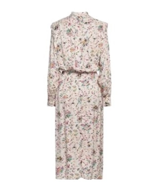 Isabel Marant Étoile Floral Print Mandarin Collar Shirt Dress