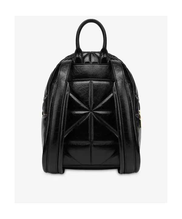 Moschino Quilted Faux-leather Backpack