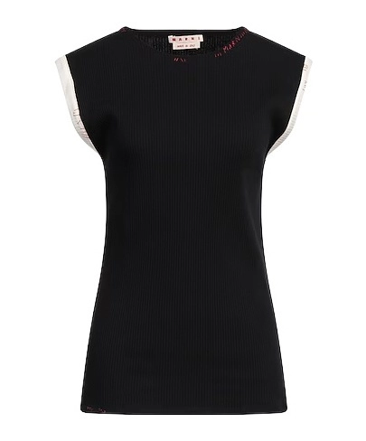 Marni Solid Color Embroidered T-shirt