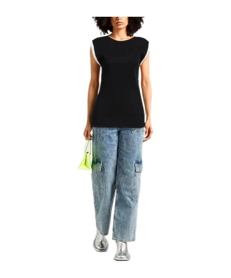 Marni Solid Color Embroidered T-shirt