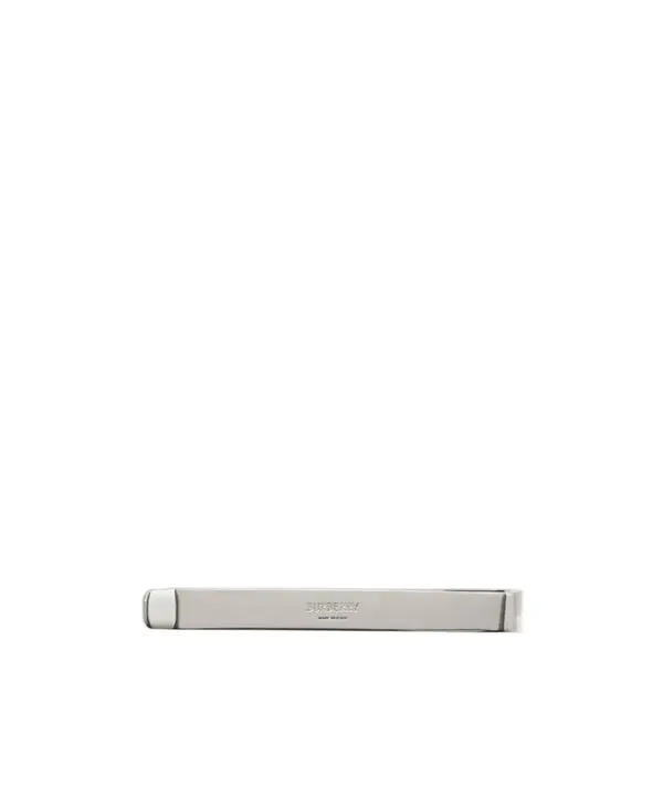 Burberry Engraved Check Tie Bar