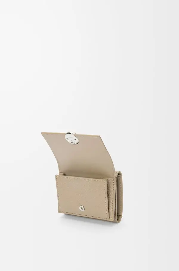 Loewe Pebble Trifold Wallet In Pebble Grain Calfskin