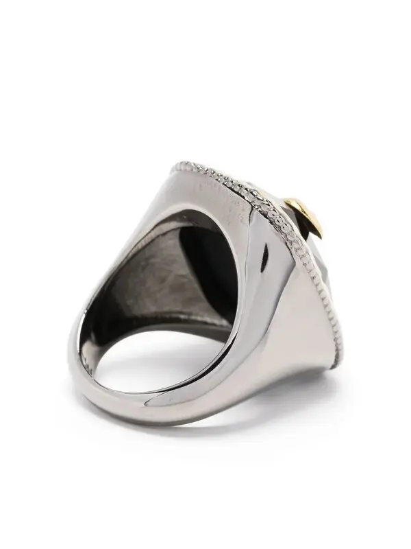 Zadig&Voltaire Logo Plaque Ring - Multicolor