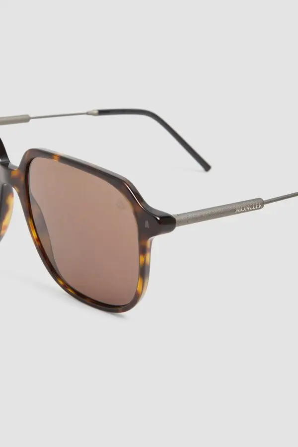 Moncler Cylin Pilot Sunglasses