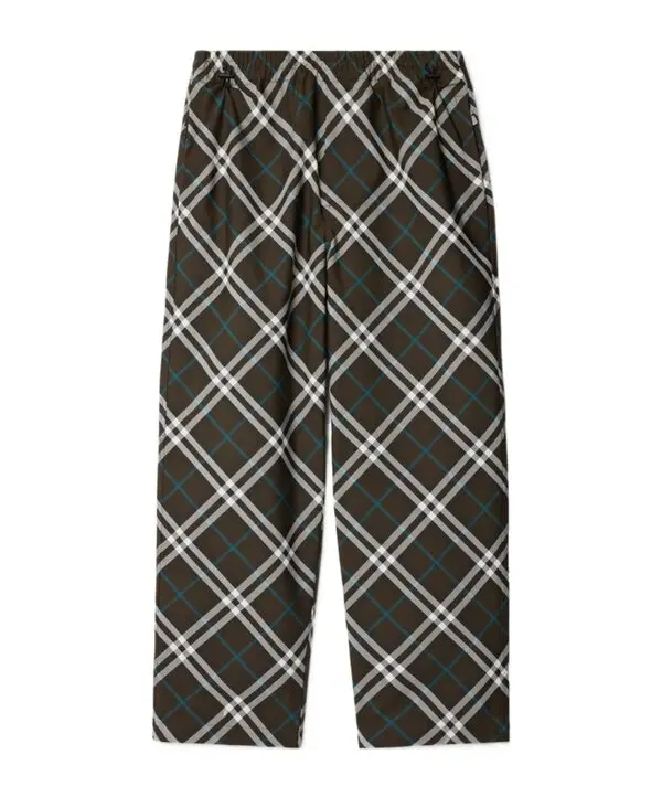 Burberry Vintage Check-printed Elasticated Waistband Trousers