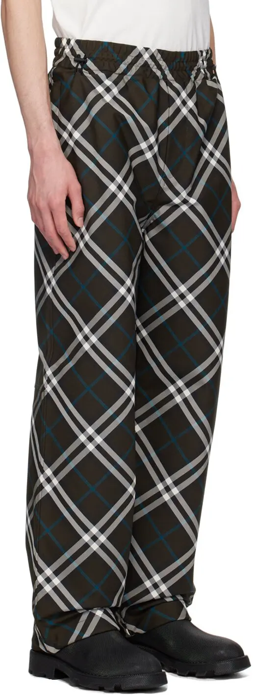 Burberry Vintage Check-printed Elasticated Waistband Trousers