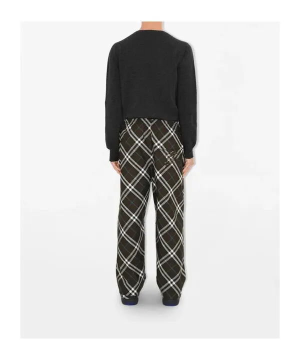 Burberry Vintage Check-printed Elasticated Waistband Trousers