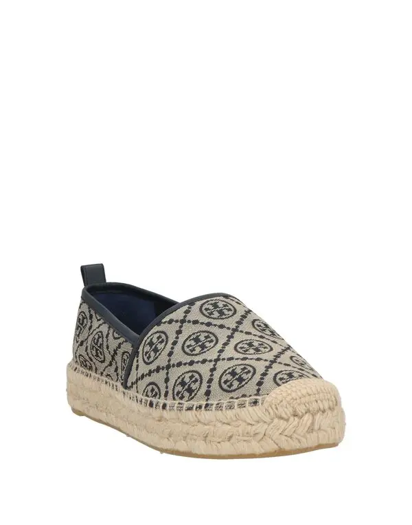 Tory Burch Canvas Espadrilles With Logo Print