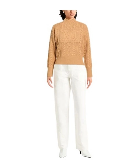 Max Mara Solid Lightweight Wool Knit Top