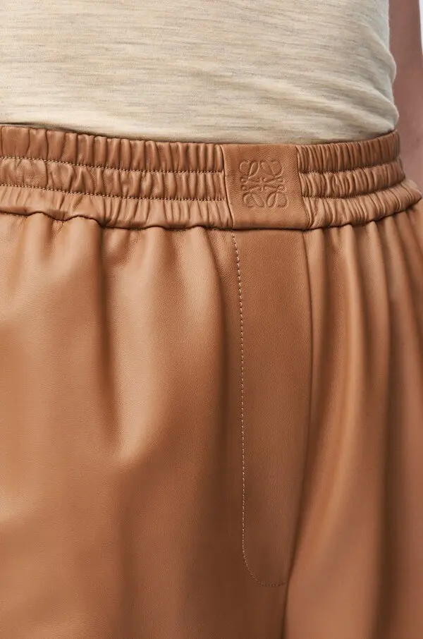 Loewe Cropped Nappa Lambskin Trousers