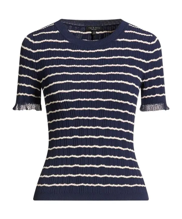 Rag & Bone Striped Fine Knit Pullover