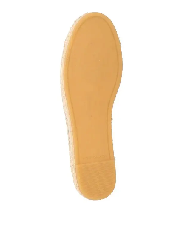 Tory Burch Comfortable Leather Straw Shoes