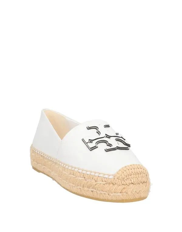 Tory Burch Comfortable Leather Straw Shoes