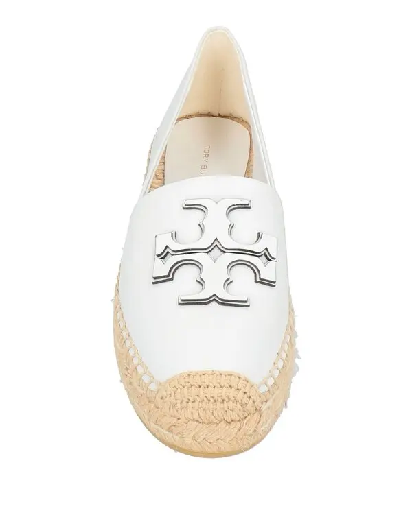Tory Burch Comfortable Leather Straw Shoes