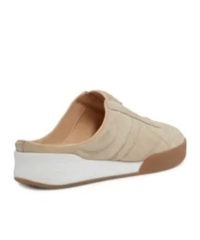 COURREGES Club 02 Suede Mules - Nude