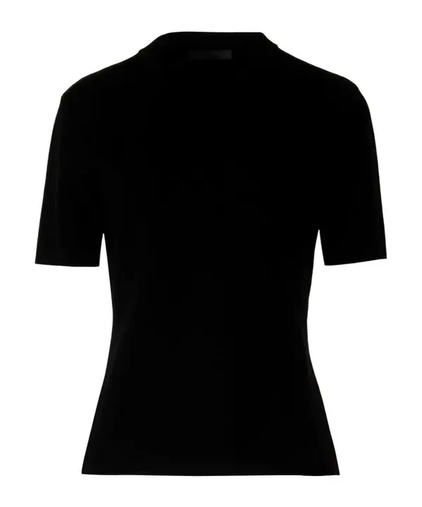 Max Mara Simple Solid-color Knitted Short-sleeved Top