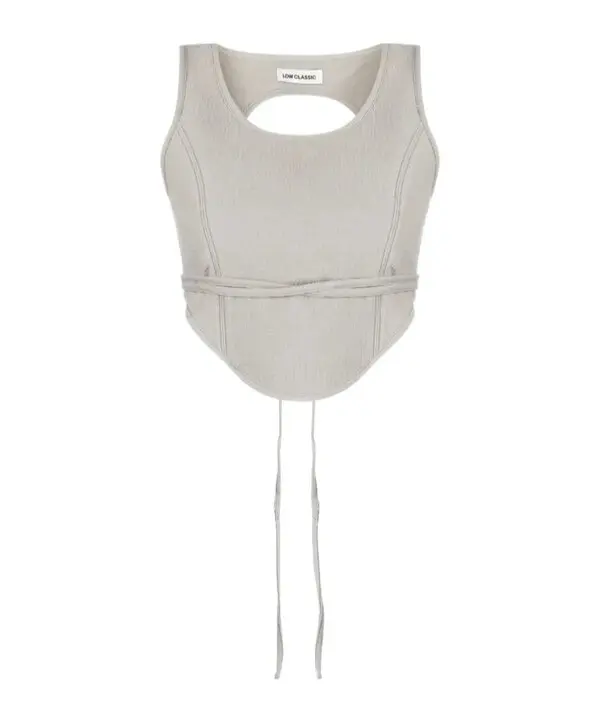 LOW CLASSIC Cropped Corset Top