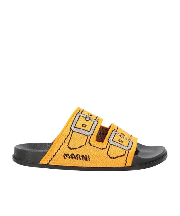 Marni Stylish Round-toe Colorful Slippers
