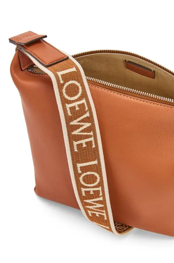 Loewe Small Cubi Crossbody Bag - Tan