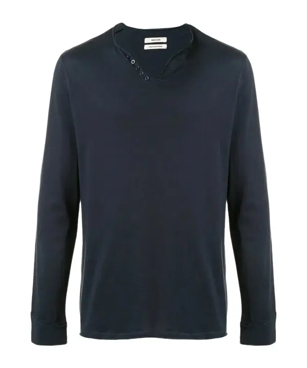 Zadig&Voltaire V-neck Long-sleeve T-shirt