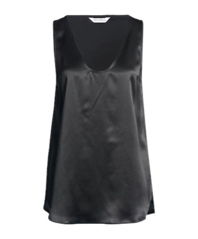 Max Mara Satin Sleeveless Top