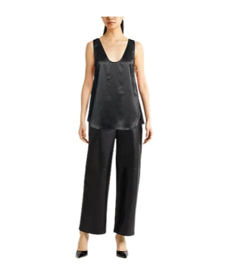 Max Mara Satin Sleeveless Top
