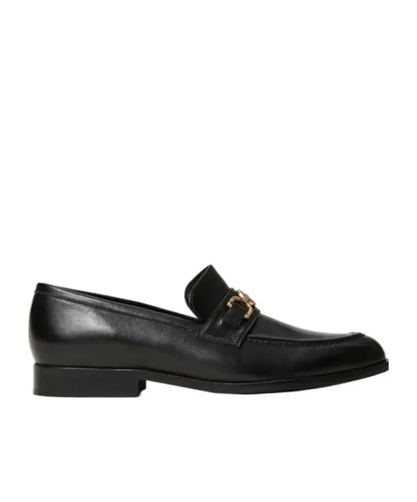 TWINSET Oval T Leather Loafers