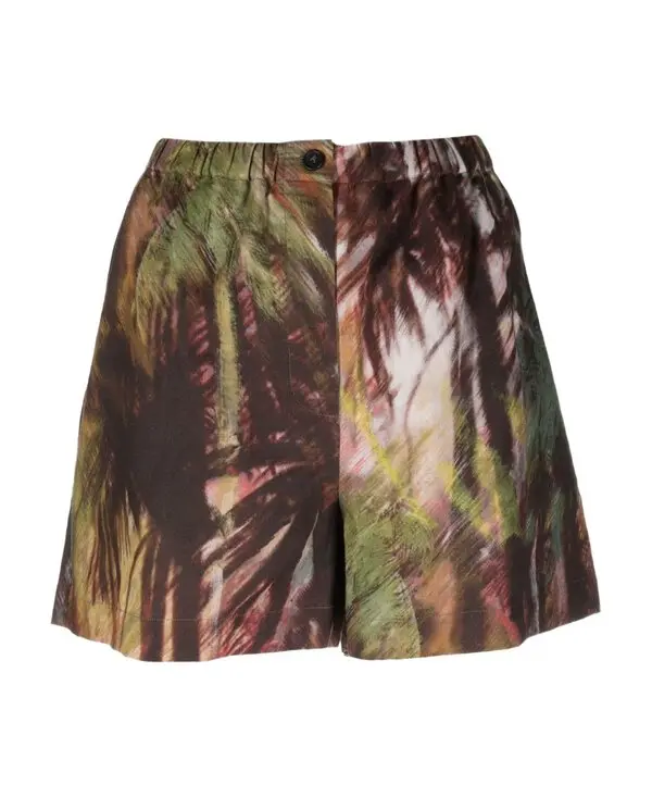 Alanui Tropical-print Shorts
