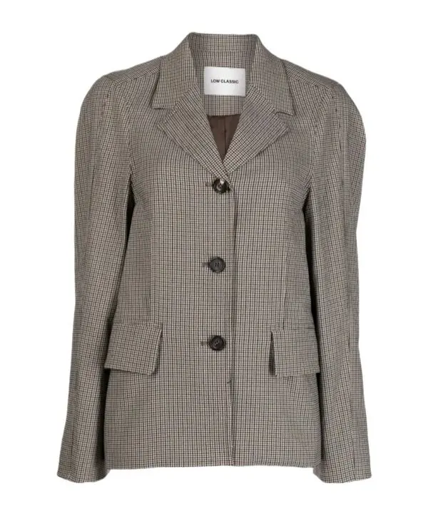 LOW CLASSIC Oversized Check Blazer