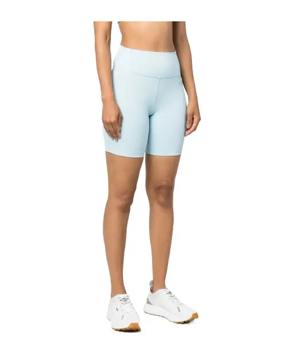 SPORTY  RICH Sporty & Rich Ribbed Biker Shorts With Logo Patch