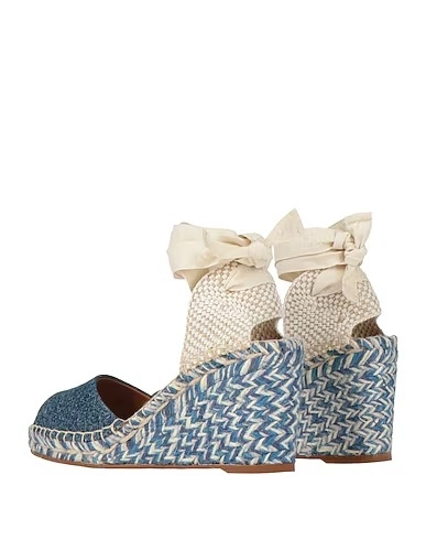 Chloé Wedge Espadrille Sandals With Tie Ankle Straps