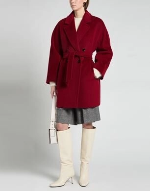 Max Mara Minimalist Solid-color Stylish Coat