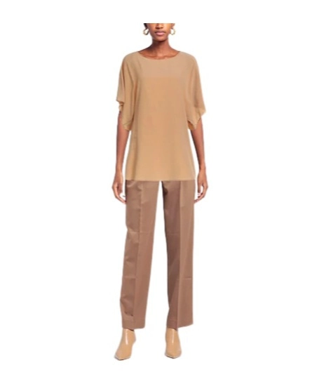Chloé Solid-color Crew Neck Short-sleeve Top